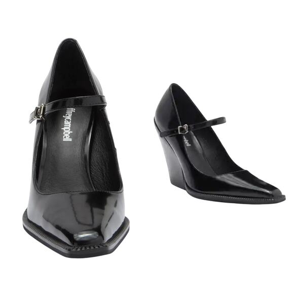 Jeffrey Campbell | Shoes | Jeffrey Campbell Stillz Vegan Leather Black ...